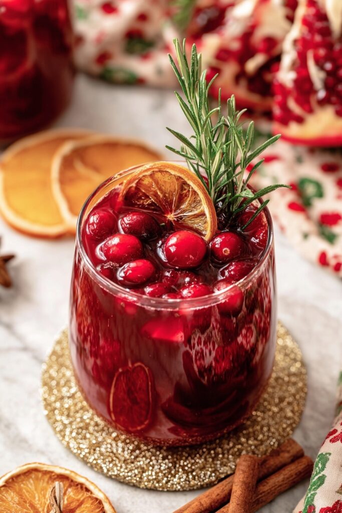 Festive Christmas Punch - Bright & Sparkling Holiday Drink